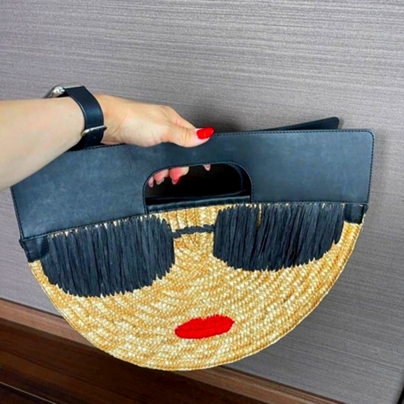 Alice + Olivia | Bags | Aliceolivia Stace Face Half Circle Bag In Multi ...